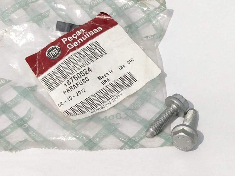 Kit 2 Parafuso M6X22 Tubulação Fiat 500 Cronos Bravo Doblo Argo Alfa ...