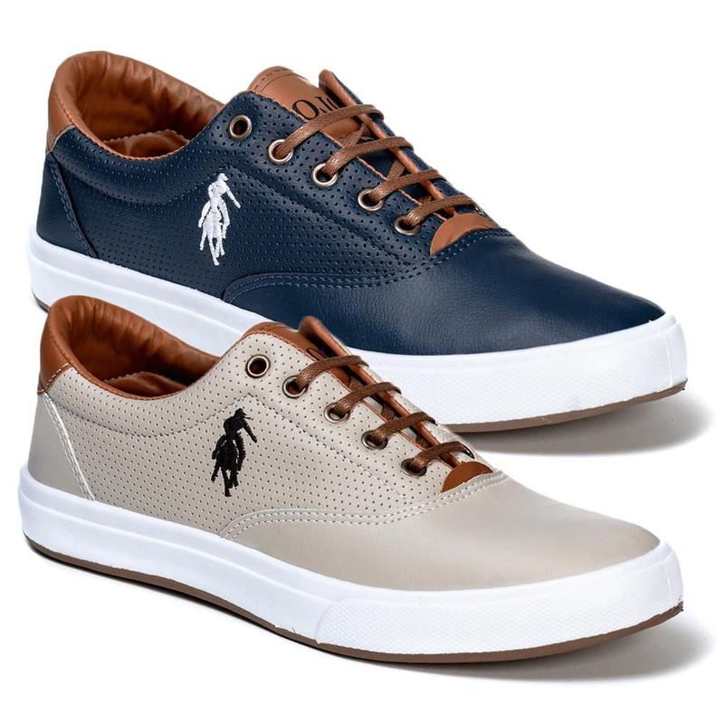 kit 2 pares tenis masculino da polo Open casual dia a dia - Tênis ...