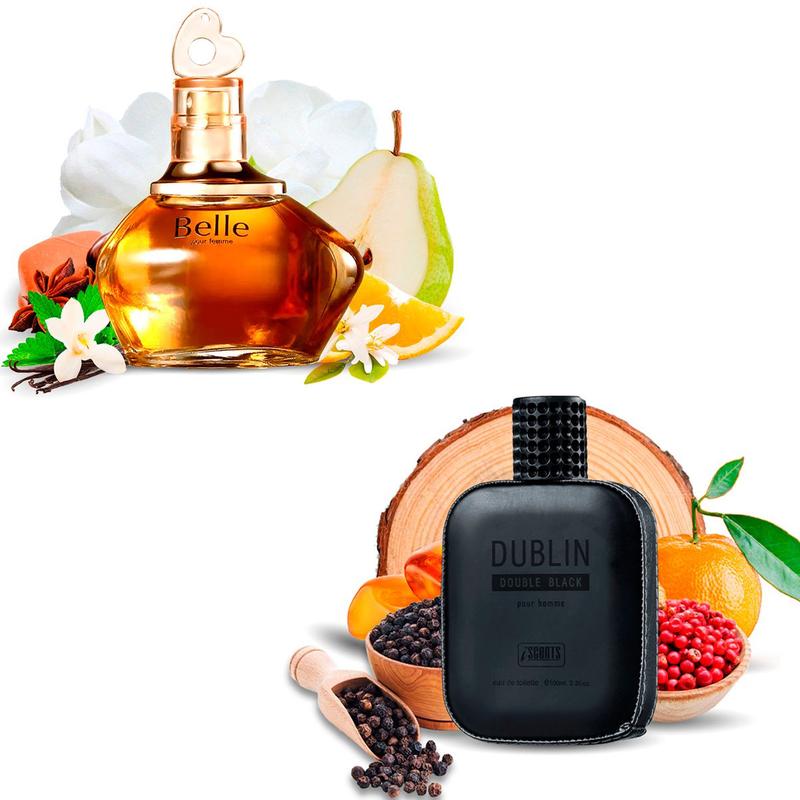 Kit 2 Perfumes Importados Belle e Dublin I Scents - Kit de Perfume ...