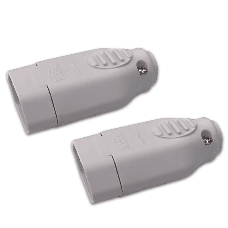 Kit 2 plug Pino femea 2P+T 250v 20a Ilumi com 2 tomada femea ...