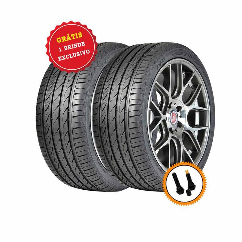 Kit 2 Pneus Delinte Aro 15 165/50R15 DH2 72V + Válvulas - Pneu para Carro - Magazine Luiza