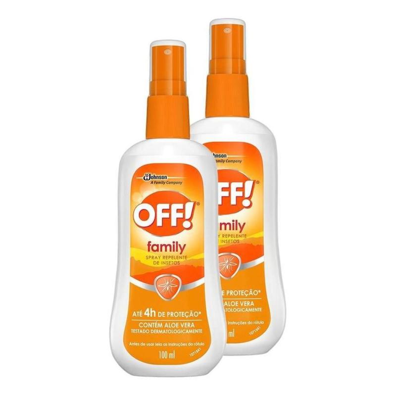 Kit 2 Repelente De Insetos Off! Spray Family 100ml - Repelente - Magazine Luiza