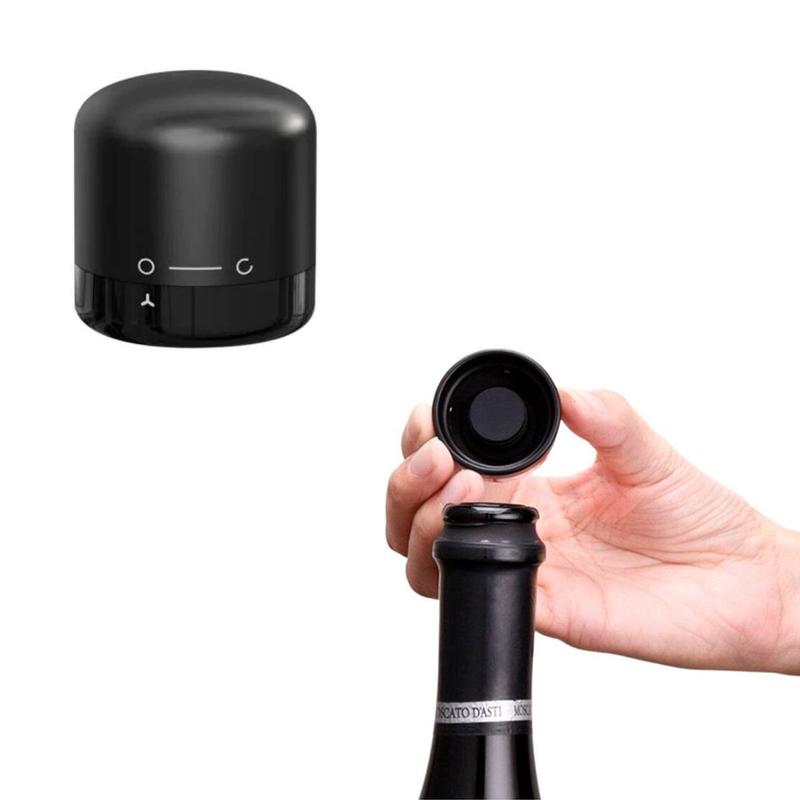 Kit 2 Rolha Vinho Pressão Garrafa Vedada Trava Fácil - TopChef - Bar e ...