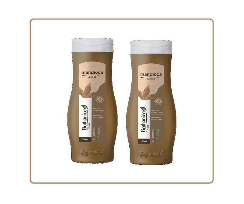 Kit 2 Shampoo Mandioca E Coco Bot Hair 250Ml - Bothânico - Bothanico ...