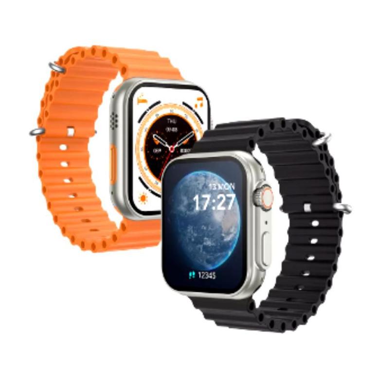 Kit 2 Smart Watch 2023 Ultra Gps + Celular Caixa De Titânio 49 Mm - BW8 ...