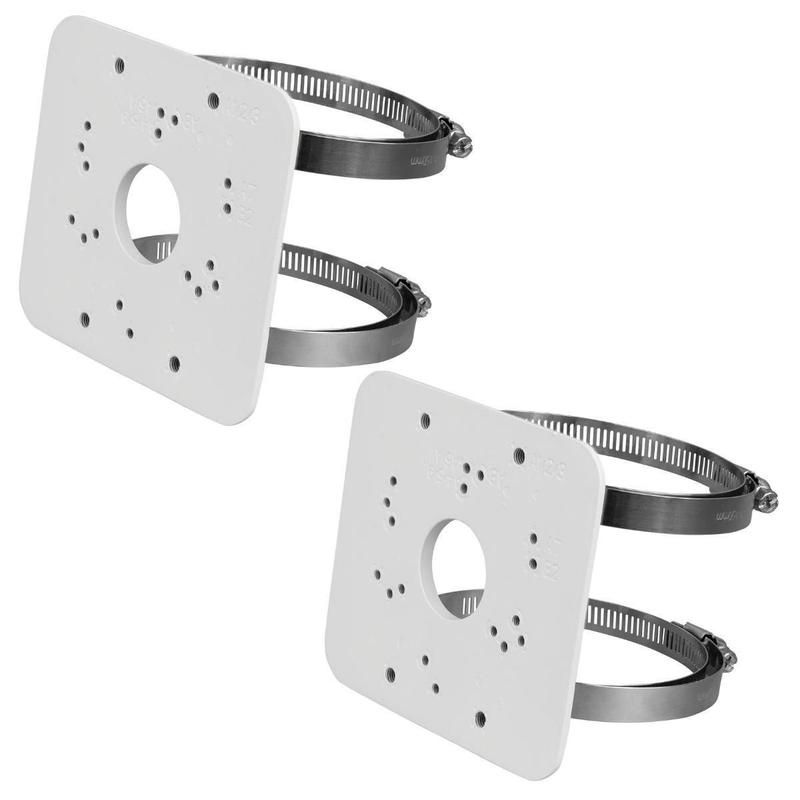 Kit 2 Suporte De Poste Para Câmeras Dome E Bullet Intelbras - Câmera de ...