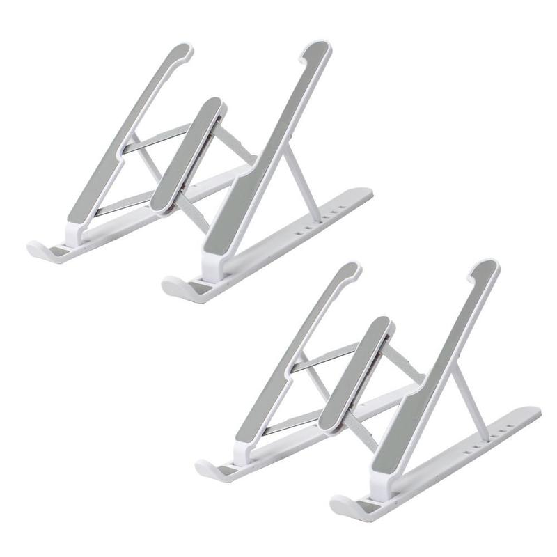 Kit 2 Suporte P/ Notebook - Regulável, Ergonômico e Portátil Branco ...