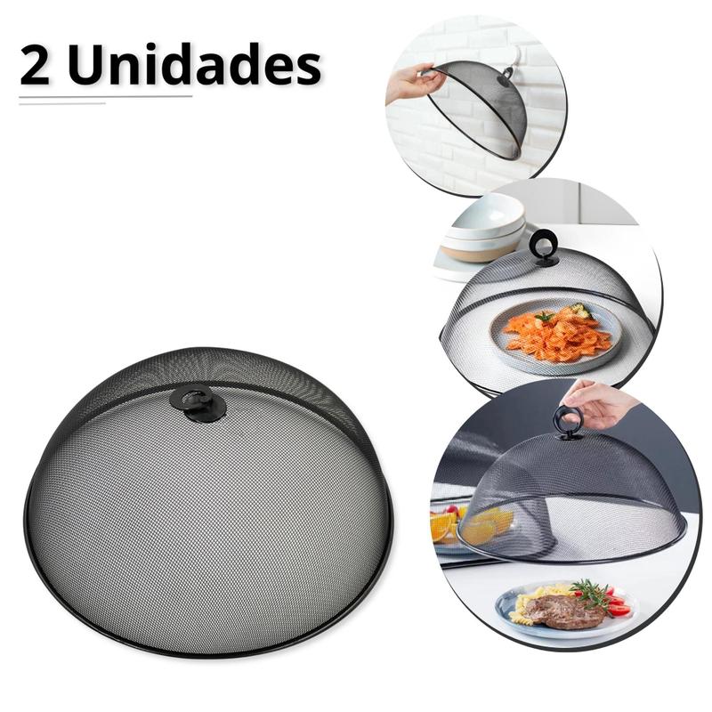 Kit 2 Tela Protetora Para Alimentos Metal Redonda 35cm Diâmetro - Wincy ...