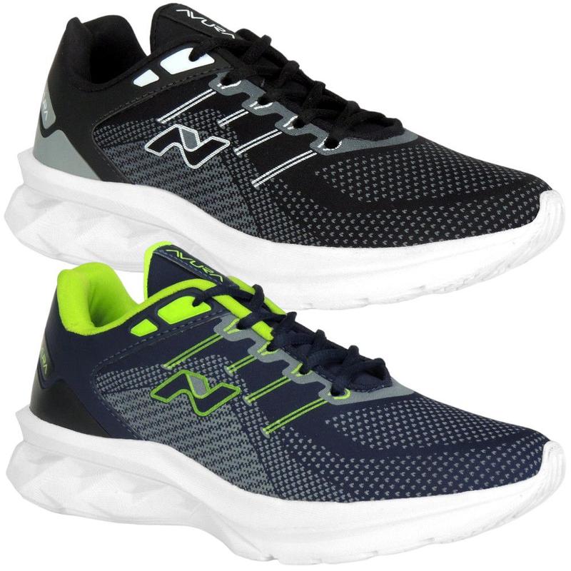 Kit 2 tênis masculino avura academia corrida casual - Tênis de Corrida ...