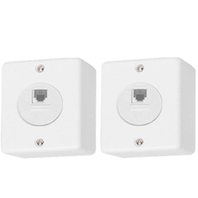 Kit 2 Tomada Rede RJ45 8 Fios Sobrepor Sistema X Canaleta - Módulo de ...