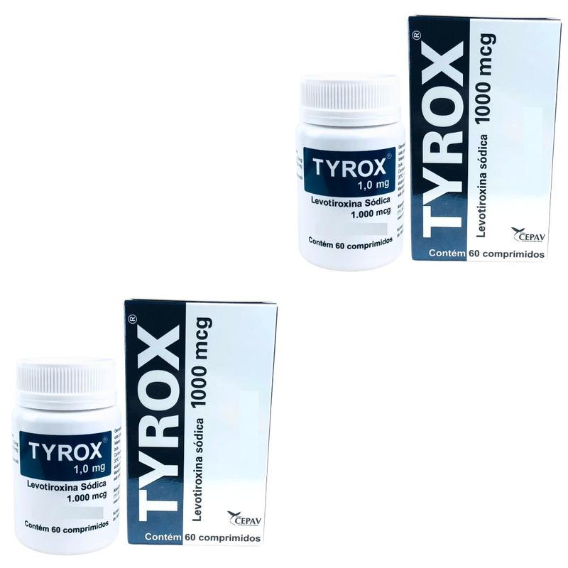 Kit 2 Tyrox 1000mg 60 Comprimidos Cães Cepav - Farmácia Pet - Magazine ...