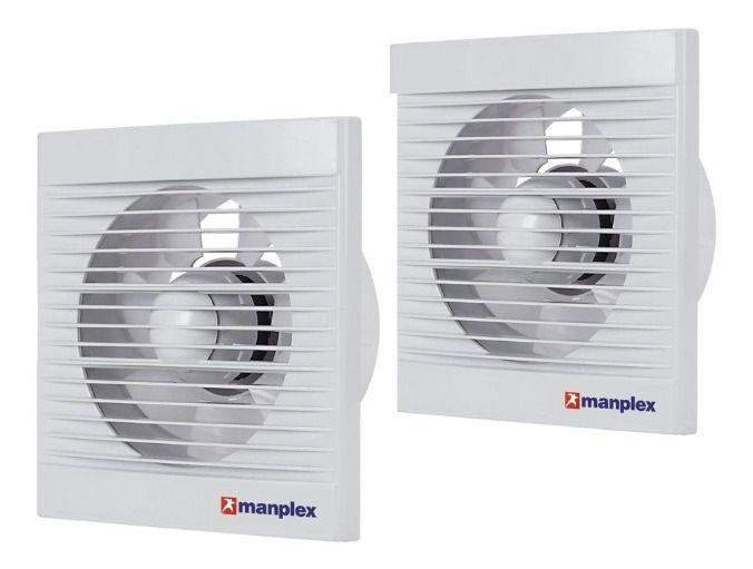 Kit 2 un exaustor para banheiro 100mm 220v - MANPLEX - Exaustor ...