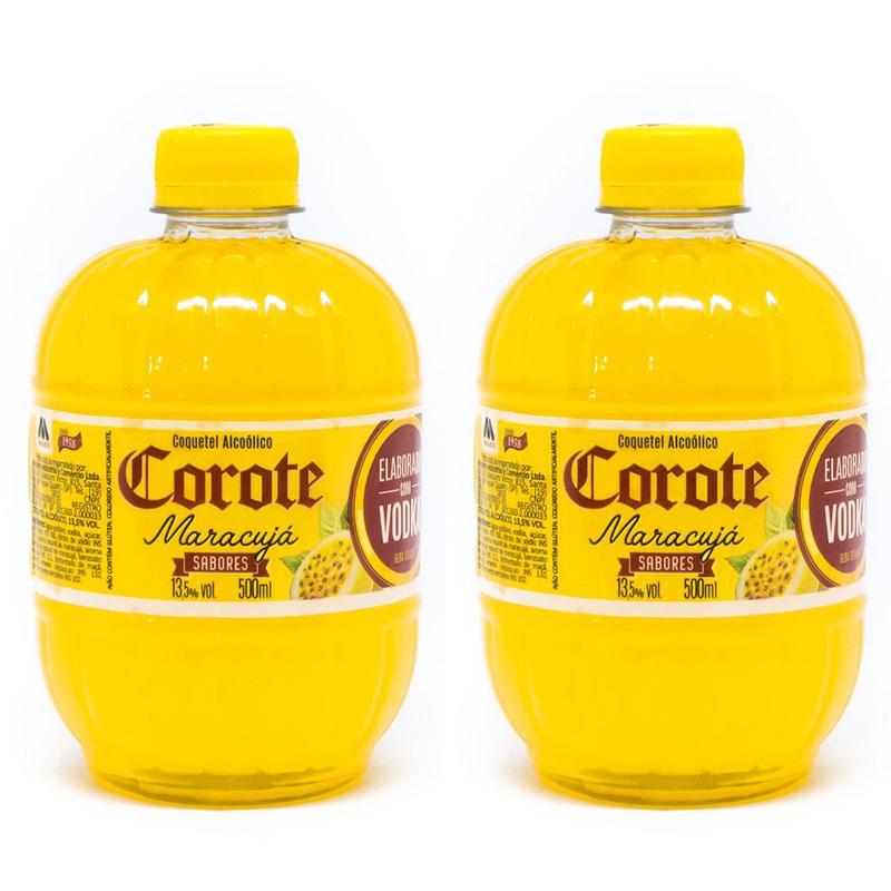 Kit 2 Und Corote Sabor Maracujá Coquetel Vodka 500ml - Vodka - Magazine ...