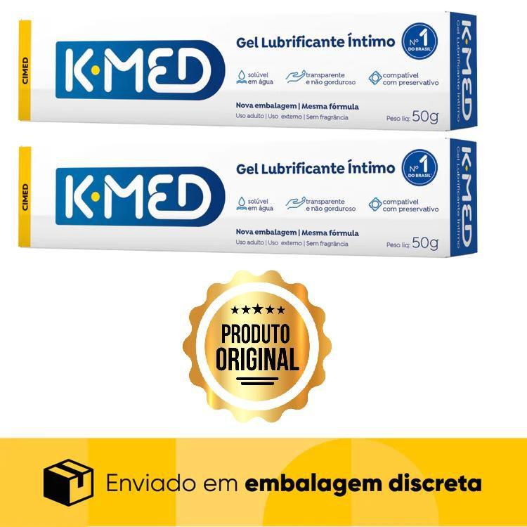 Kit 2 unidades Kmed Gel Lubrificante 50G Cimed - Cimed Industria De ...
