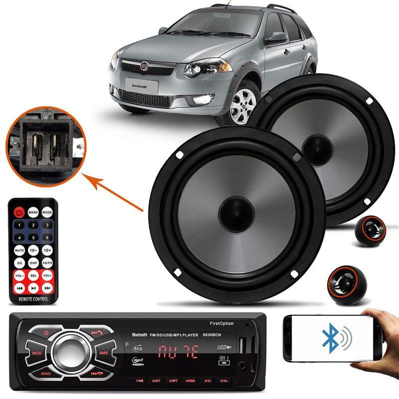 Kit 2 Vias Palio e Weekend e Strada 6 Pol + Radio KDV.240R - FOXER ...