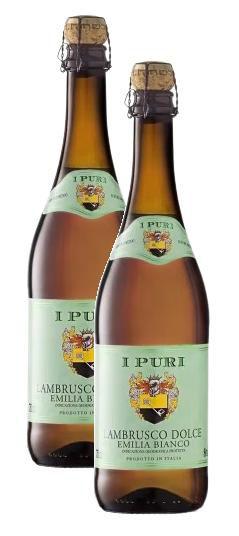 kit 2 Vinho Frisante Lambrusco Italiano I Puri Branco 750ml - Vinho - Magazine Luiza
