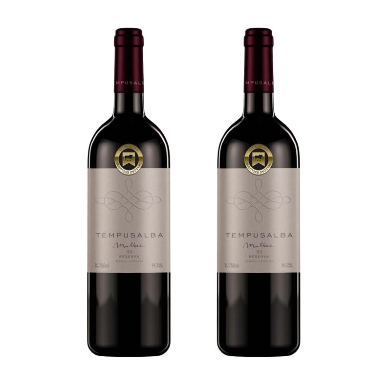 Kit 2 Vinhos Malbec Reserva 2016 Tempus Alba 750 ml - Vinho - Magazine ...