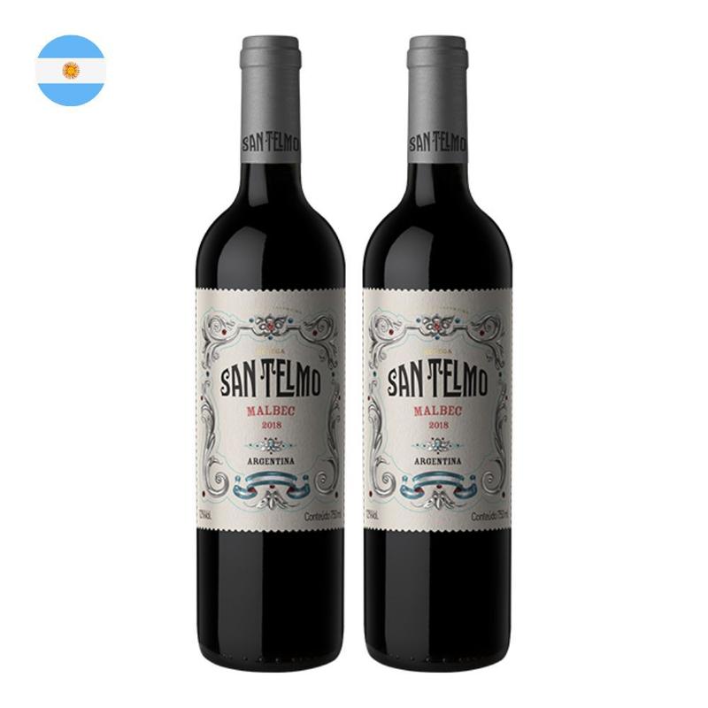 Kit 2 Vinhos San Telmo Malbec Tinto Argentina 750ml - Vinho - Magazine ...