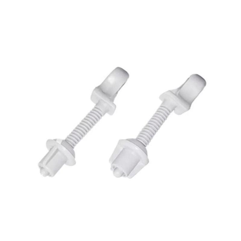 Kit 20 Parafuso Plástico Par p/ Assento Sanitário Branco - METASUL ...