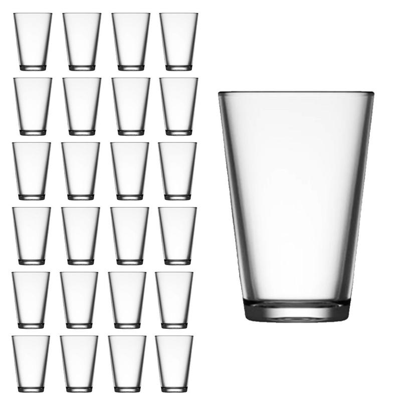 Kit 24 Copos 300ml Vidro Cairo Água Transparente Suco Drink - Todo Dia ...