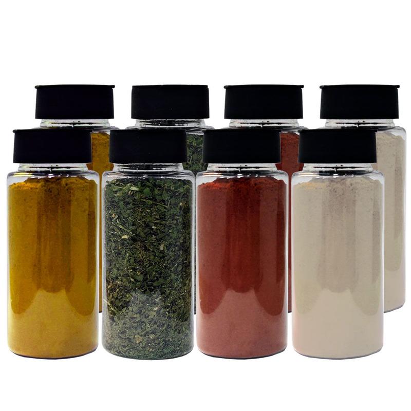 Kit 24 Potes para Tempero com Tampa de Abertura Dupla - Super Potes ...