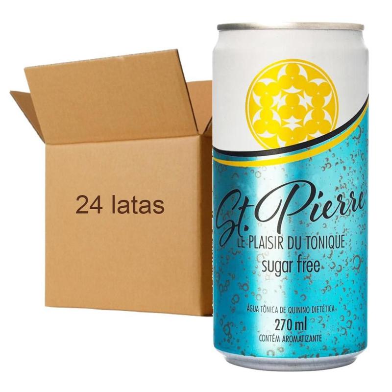 Kit 24X Tônica Sugar Free St Pierre 270Ml - St. Pierre - Bebidas ...