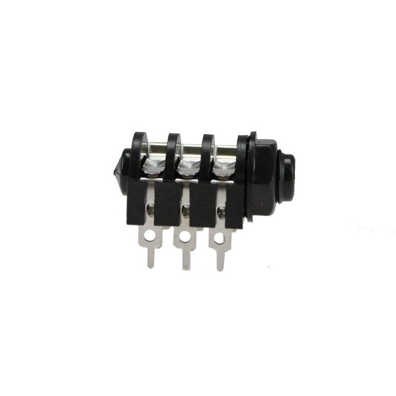 Kit 25 Conector Jack J10 Stéreo C Fechado Placa 6 Terminal - TBLACK ...