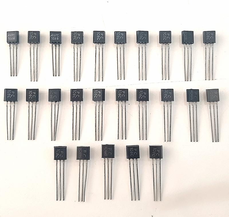 Kit 25 Transistor PC108 - Estoque Antigo Original - Peças para ...