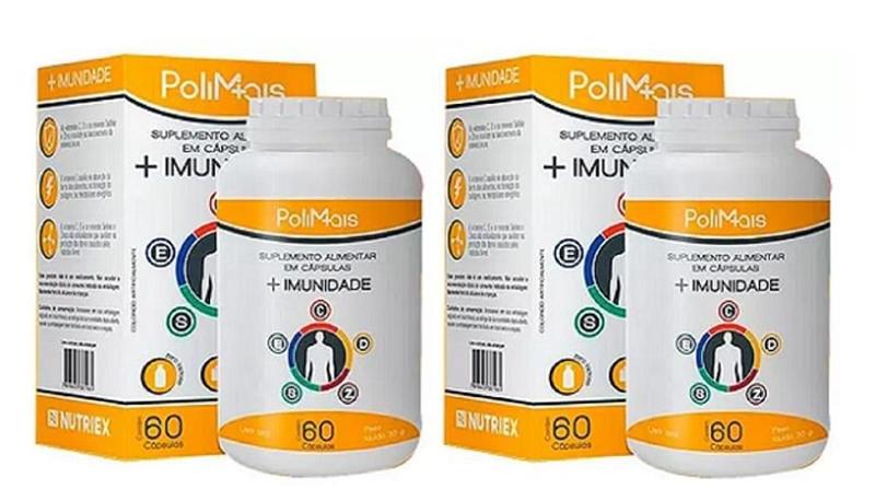Kit 2Un Polimais Suplemento Alimentar Imunidade Zero Lactoze - Nutriex ...