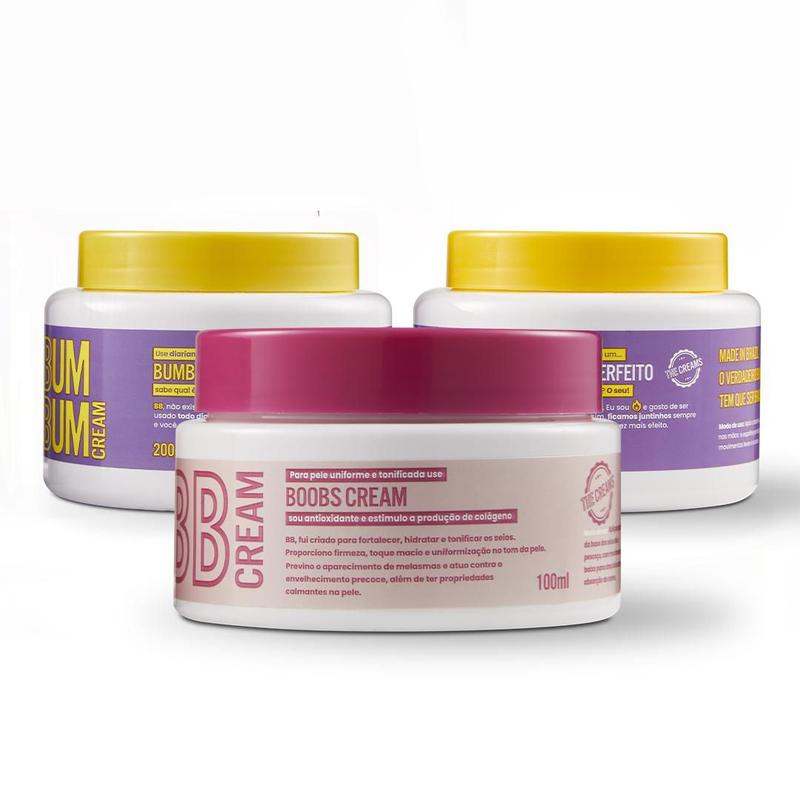 Kit 2x Bumbum Cream + 1x Boobs Cream: O BB Cream para seu bumbum e o ...