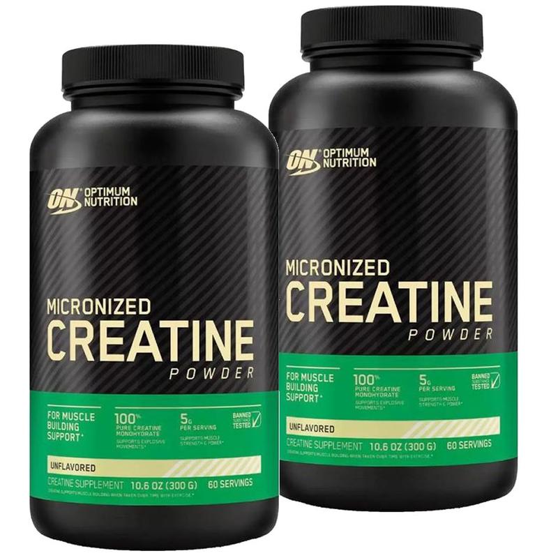 Kit 2x Creatina monohidratada Powder 300g Optimum Nutrition - Creatina ...