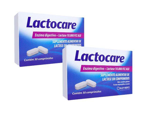 Kit 2x Lactocare 10000 Fcc Alu 30 Comprimidos - Kley Hertz - Lactase ...