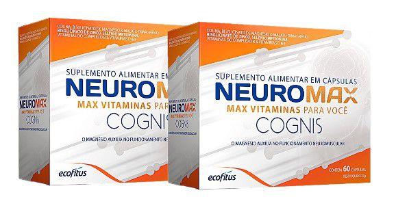Kit 2x Neuromax Cognis 60 Comprimidos - Ecofitus - Multivitamínico ...