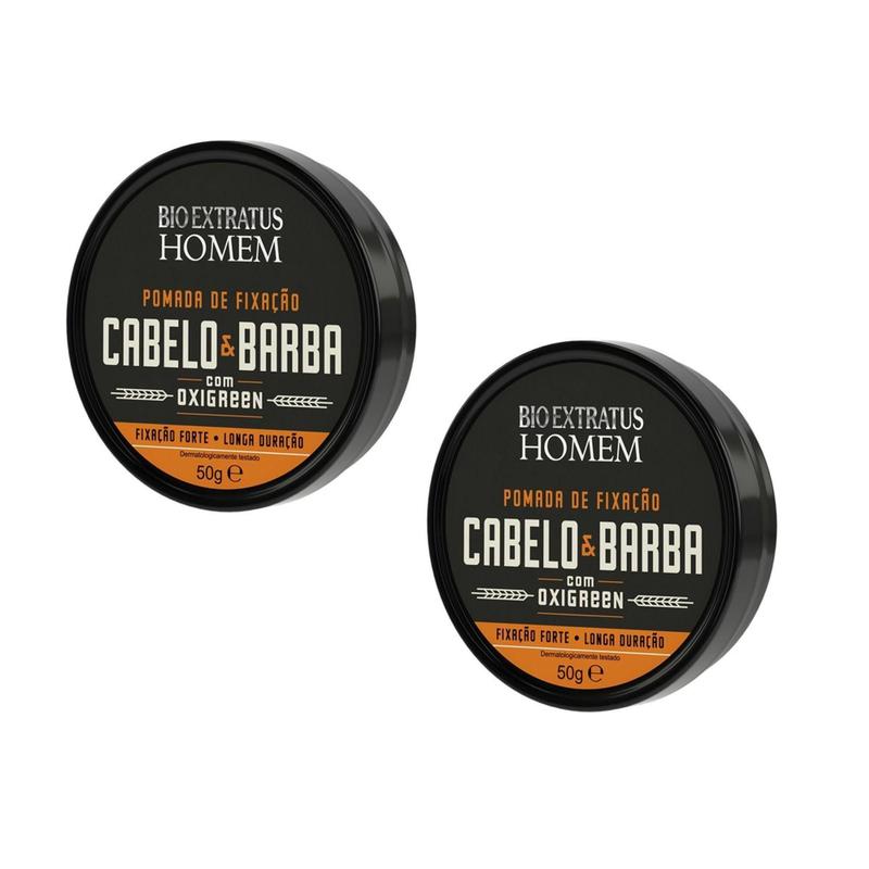 Kit 2x Pomada Homem Cabelo e Barba Bio Extratus - Pomada para Cabelo - Magazine Luiza