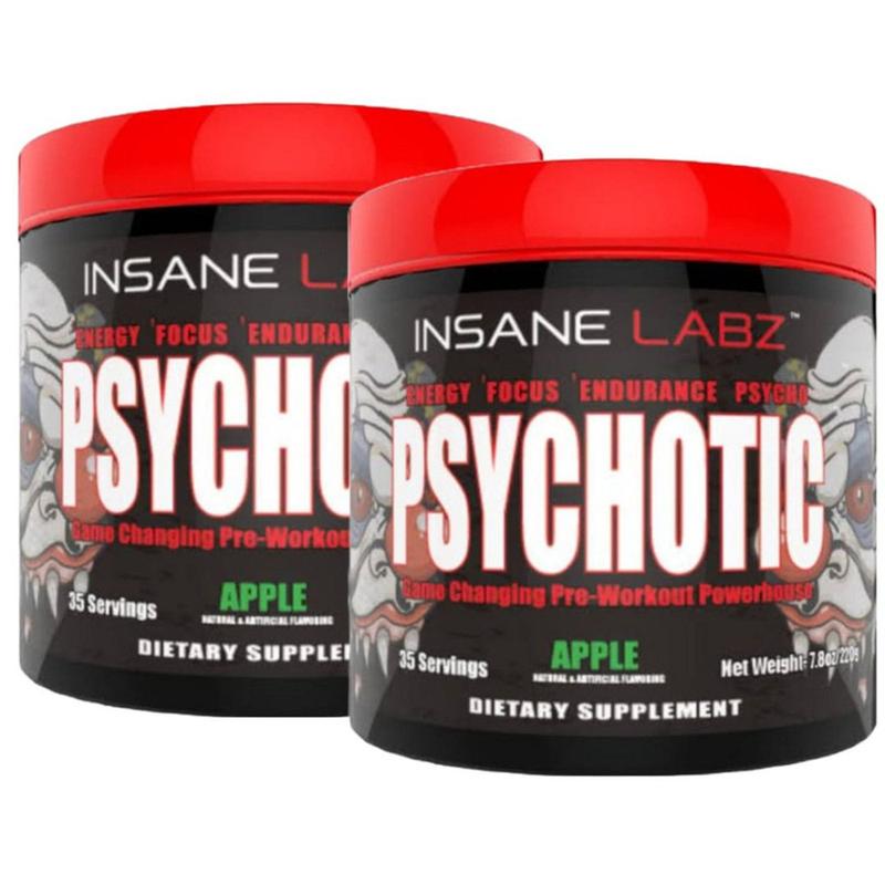 kit 2x pré treino psychotic red insane labz - Demons Lab - Pré Treino ...