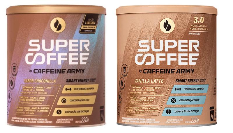 kit 2x SuperCoffee 3.0 Café 220g - Pré Treino - Caffeine Army - Cafeína ...
