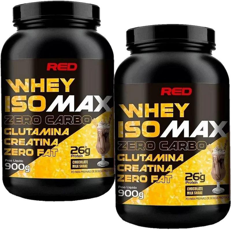 Kit 2x Whey Isomax Zero Carbo - 900g - Red Series - Red Seris - Whey ...
