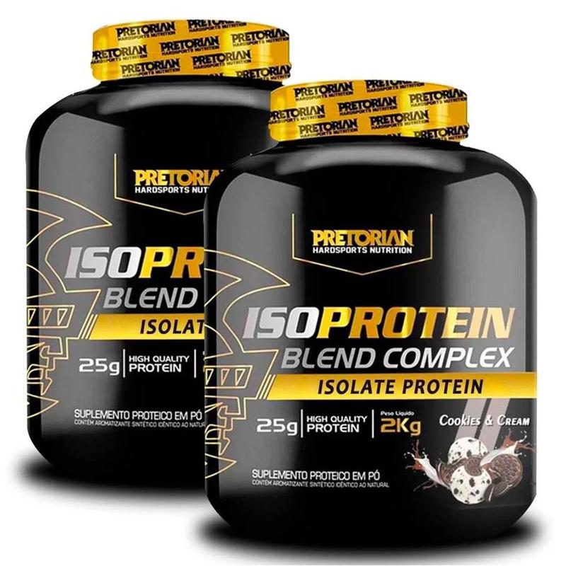 Kit 2x Whey Protein Iso Protein Blend 2Kg - Pretorian - Whey Protein ...