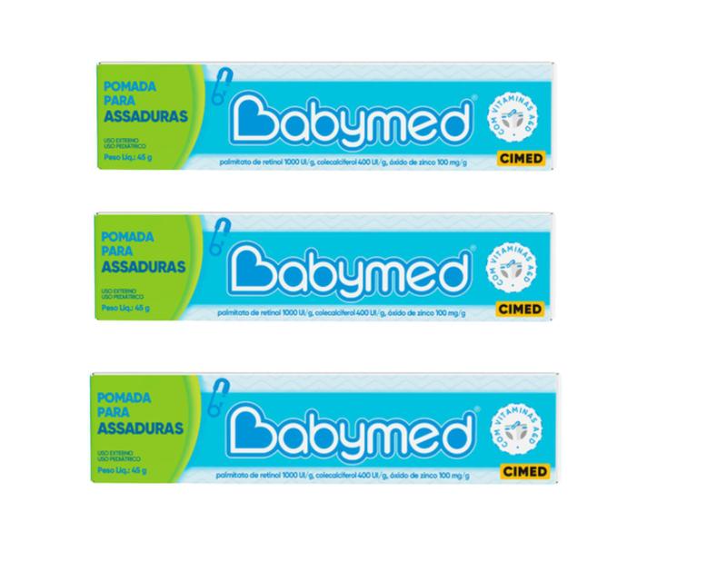 Kit 3 BabyMed Azul - 45 G - Creme/ Pomada para Assadura - Magazine Luiza