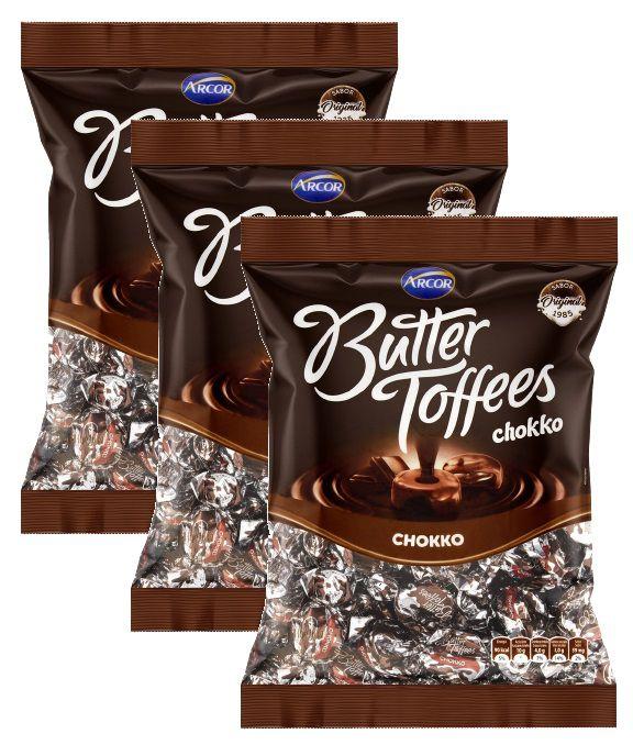 kit 3 Bala Butter Toffees Sabor Chokko Arcor 500g - Balas - Magazine Luiza