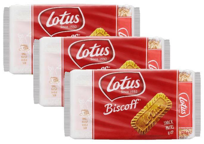 kit 3 Biscoito Belga Lotus Biscoff Pocket (8x2P) 124g - Biscoito / Bolacha - Magazine Luiza