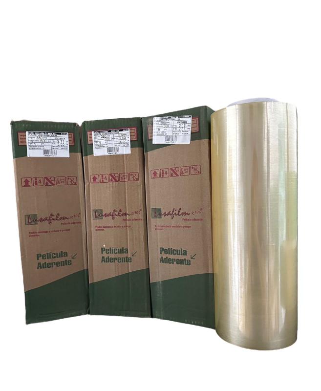 kit 3 Bobina Plastico Filme Pvc Esticavel 38Cm X 1000 Metros - E A ...