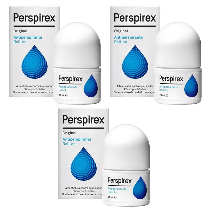 Kit 3 caixas Perspirex Original Antiperspirante Roll-On 20ML - Megalabs ...
