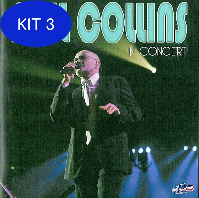 Kit 3 Cd - Phil Collins In Concert - Usa records - Música de Orquestra ...