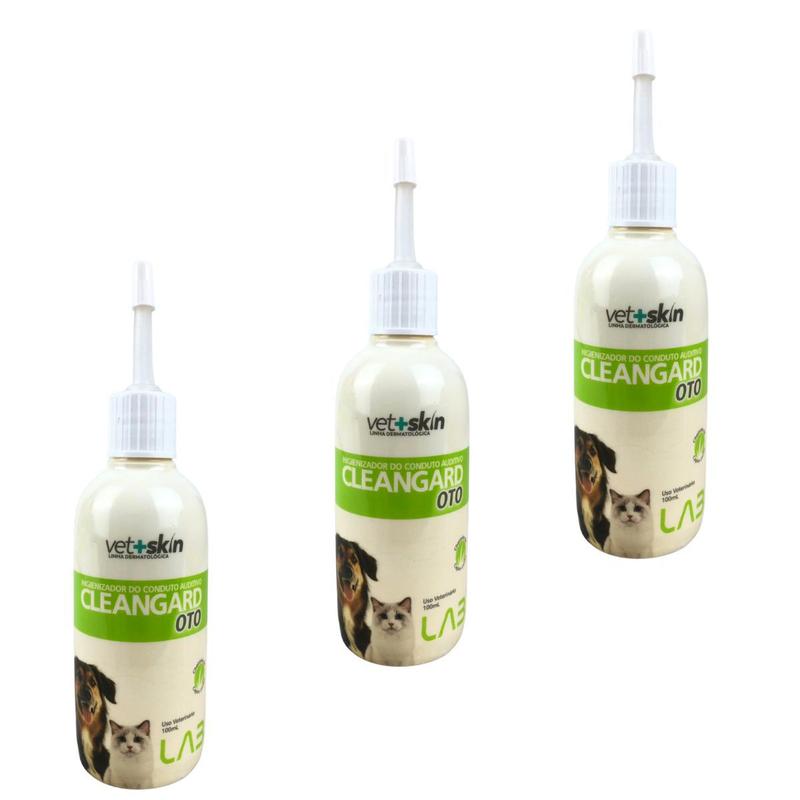 Kit 3 Cleangard Oto 100mL Higienizador Auditivo Labgard - Otológico ...