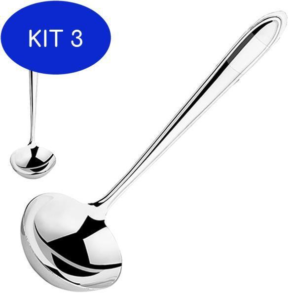 Kit 3 Concha De Inox América - Original Line - Conchas - Magazine Luiza