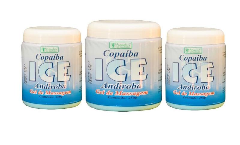 Kit 3 Copaíba Ice Andiroba Gel de Massagem Conteúdo 250g - Pronatus ...