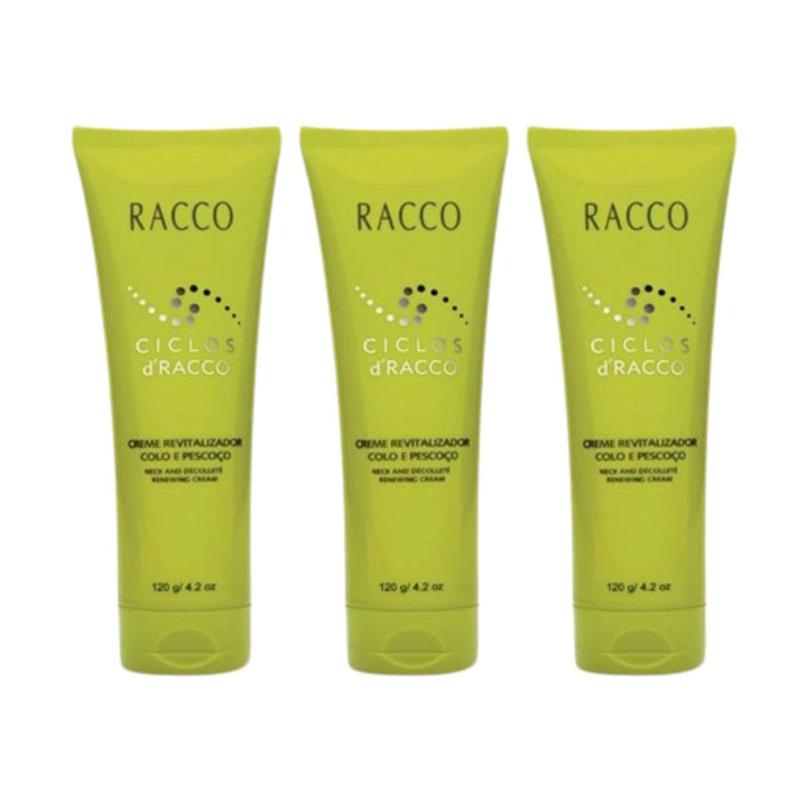 Kit 3 Creme Revitalizador Colo Pescoço 120g Ciclos Cd Racco - Cuidados ...