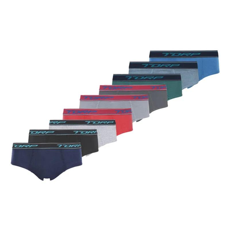 Kit 3 Cueca Torp Slip Algodão Infantil Cós Personalizado - Cueca ...