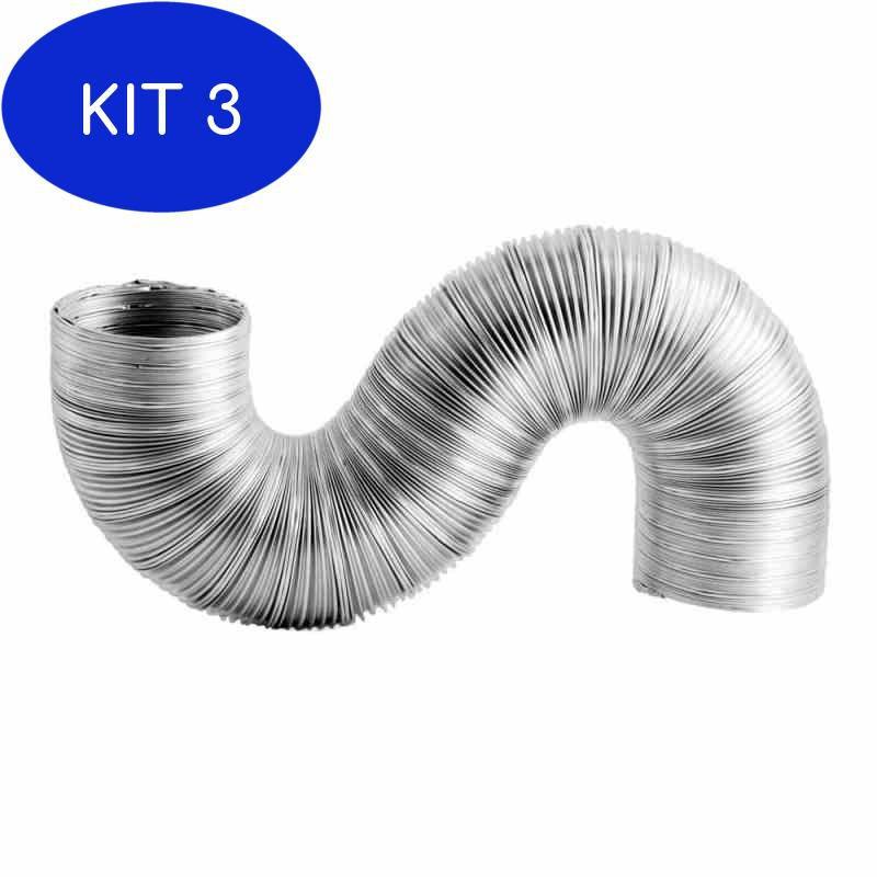 Kit 3 Duto Semi Rígido 60Mm (Rolo com 1,5 Mts) - Sictell - Progressiva ...